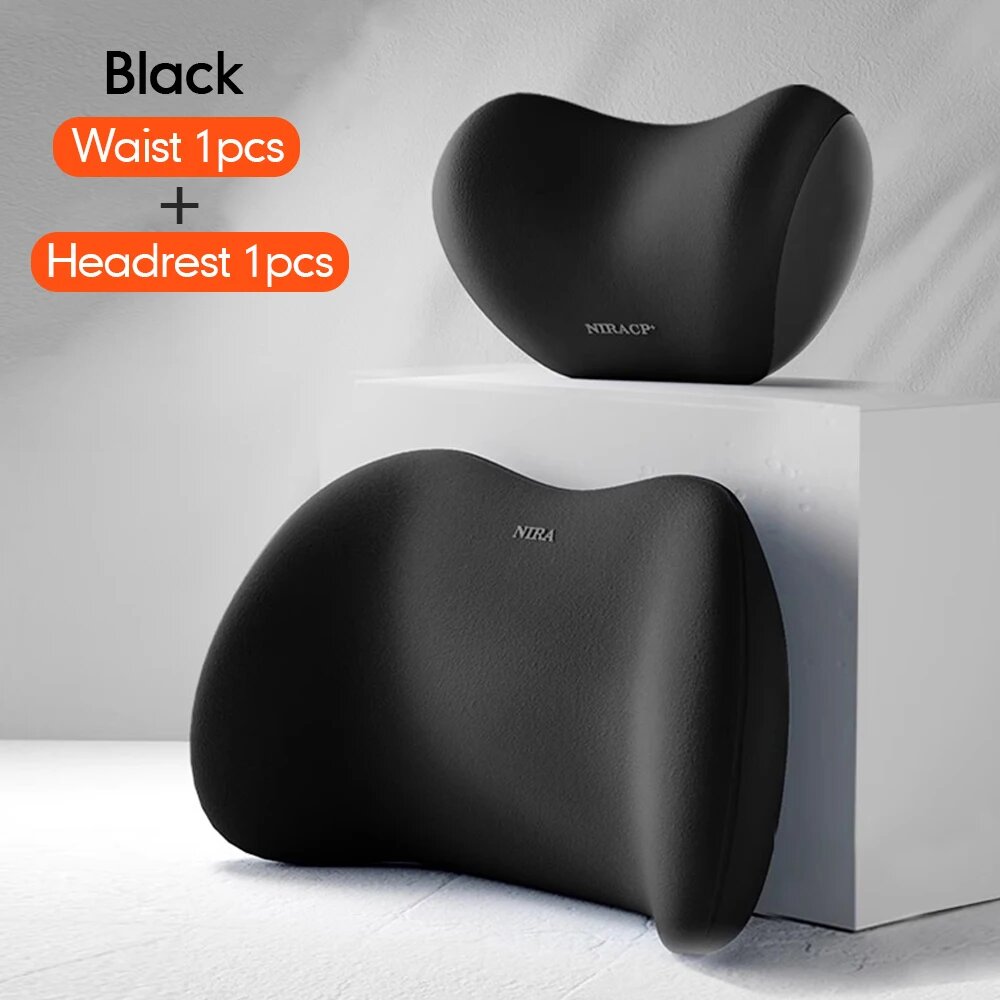 Подушка для шеи и поясницы в авто Black Suit D
