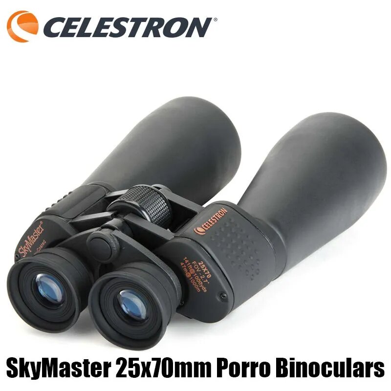Бинокль Celestron Skymaster, 25х, Porro prism, BAK-4, алюминий