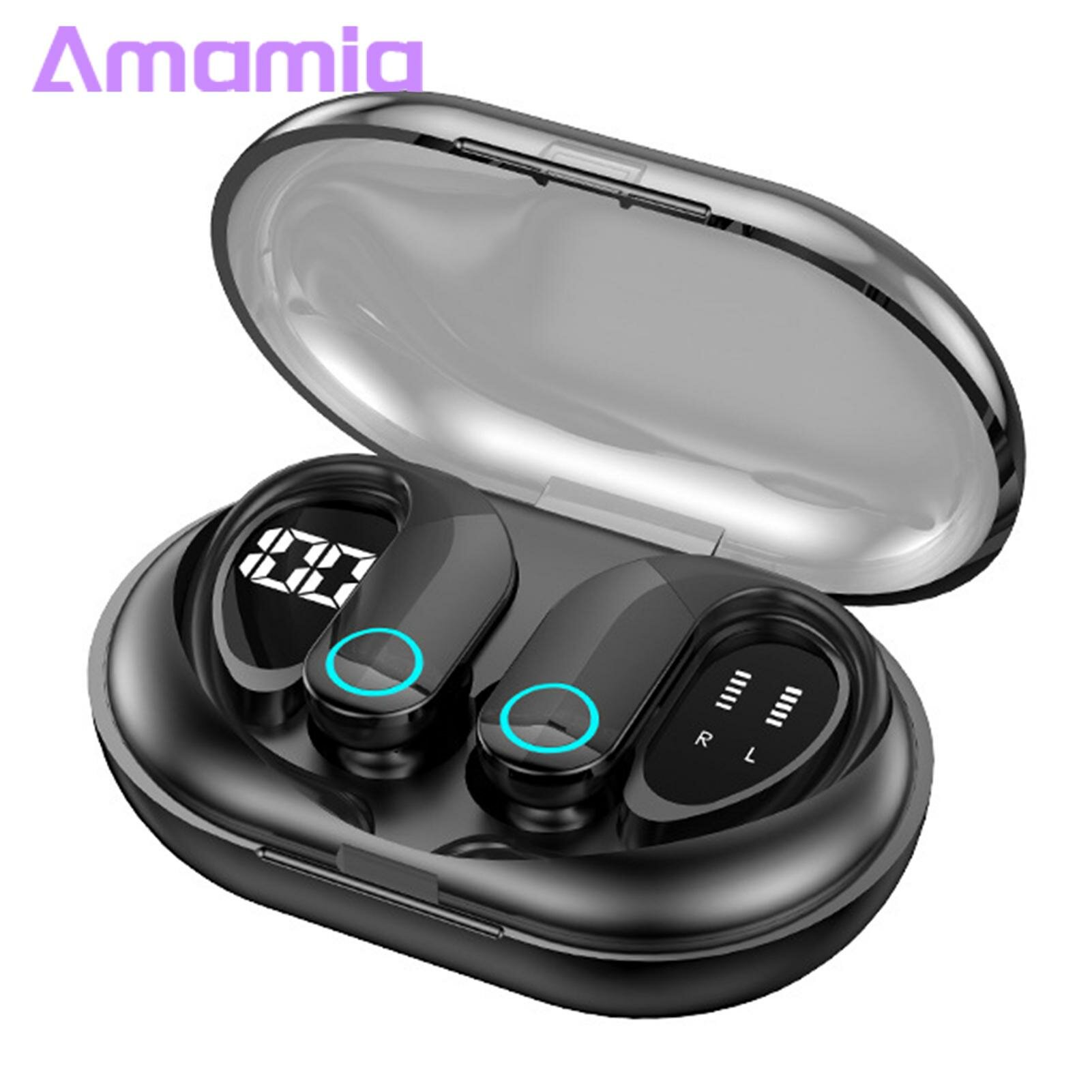 Amamia Bluetooth-совместимые наушники с шумоподавлением HIFI Sound Clear Phone Call Headphones