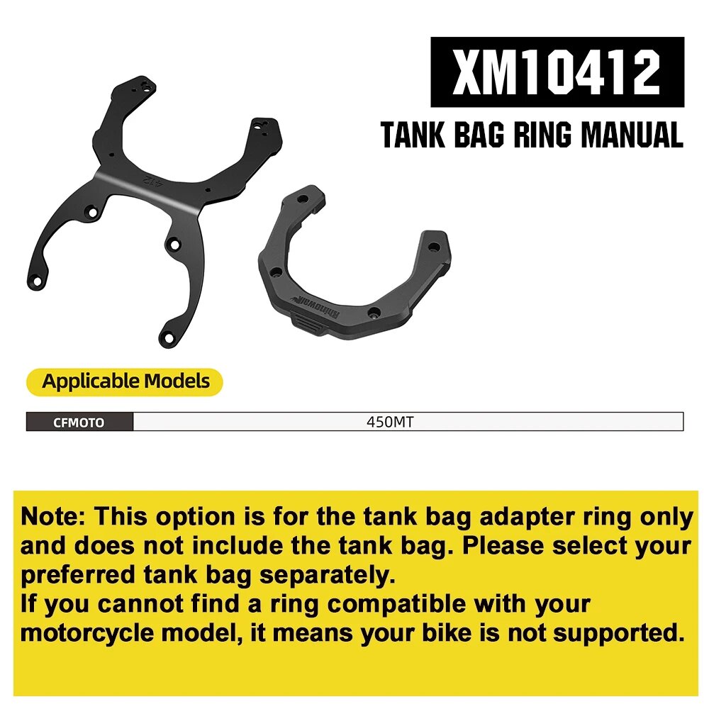 Сумка на бак для мотоцикла Rhinowalk, магнитная быстросъемная водонепроницаемая передняя XM10412