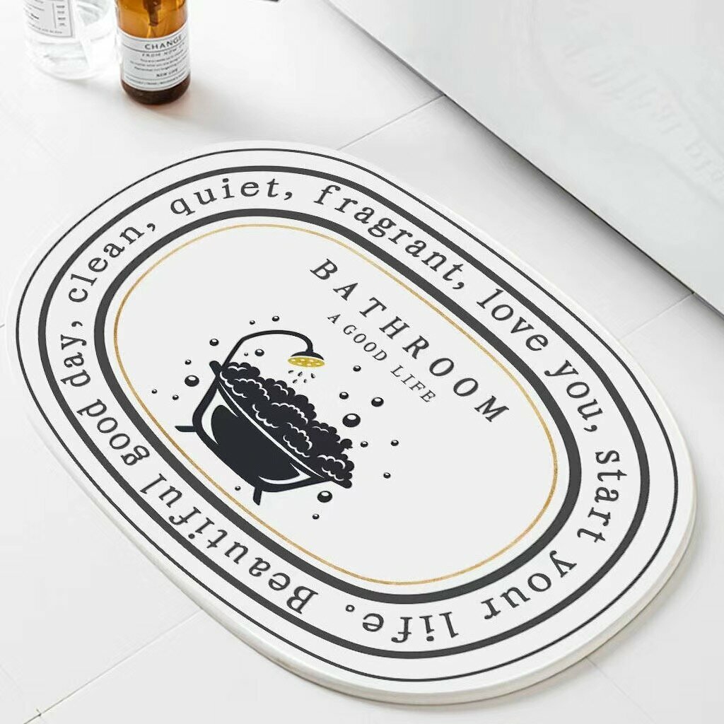 Противоскользящий коврик для двери из искусственного кашемира, style4 Bath Mat, 40 см х 60 см