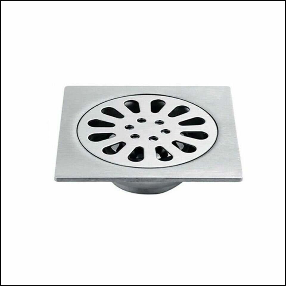 Квадратный слив для душа, слив в полу, простая установка, сетка, идеальный размер, съемная крышка, легкая очистка, ванная комната