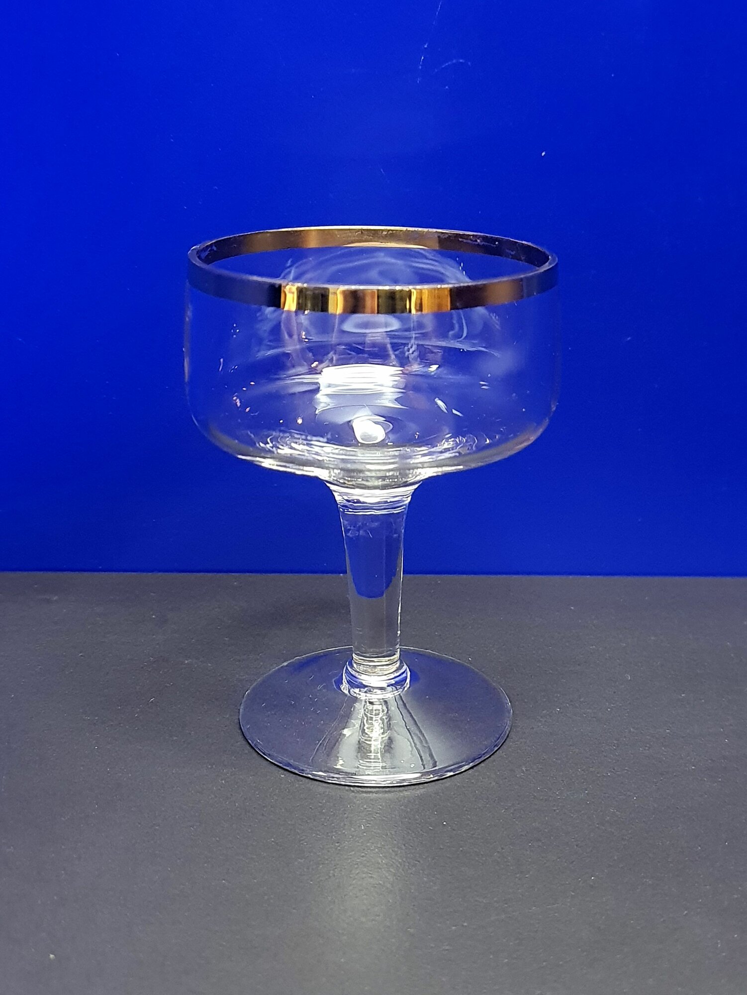 Винтажный фужер для шампанского, Богемия, Чехословакия, 80е