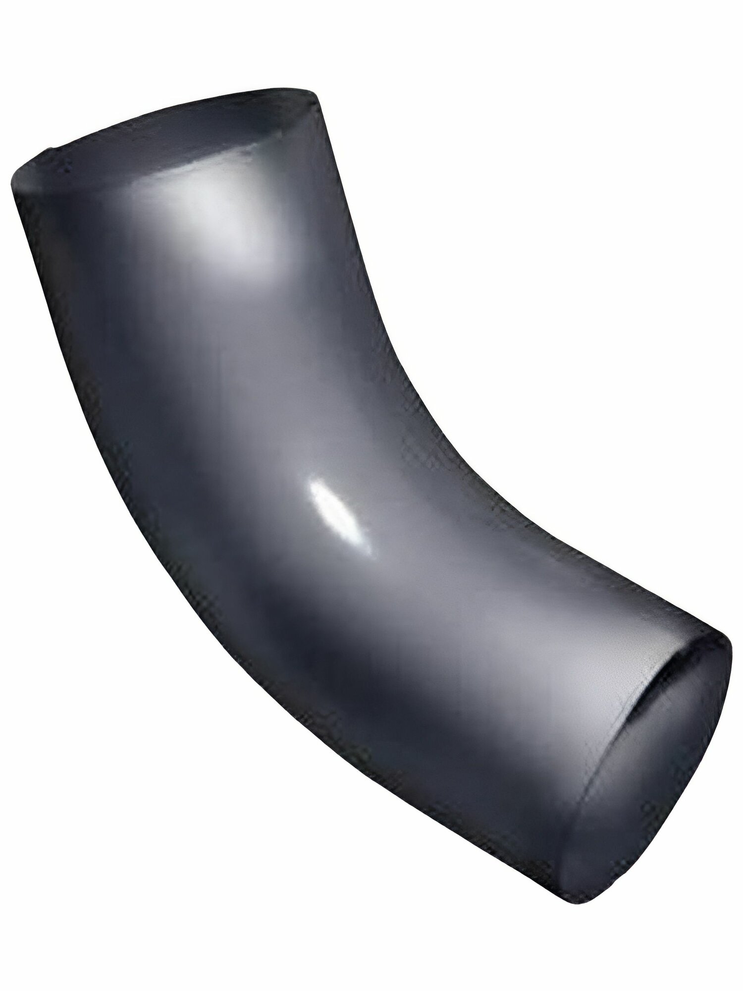 Колено трубы металлическое d90 мм 60 графитовый серый RAL 7024