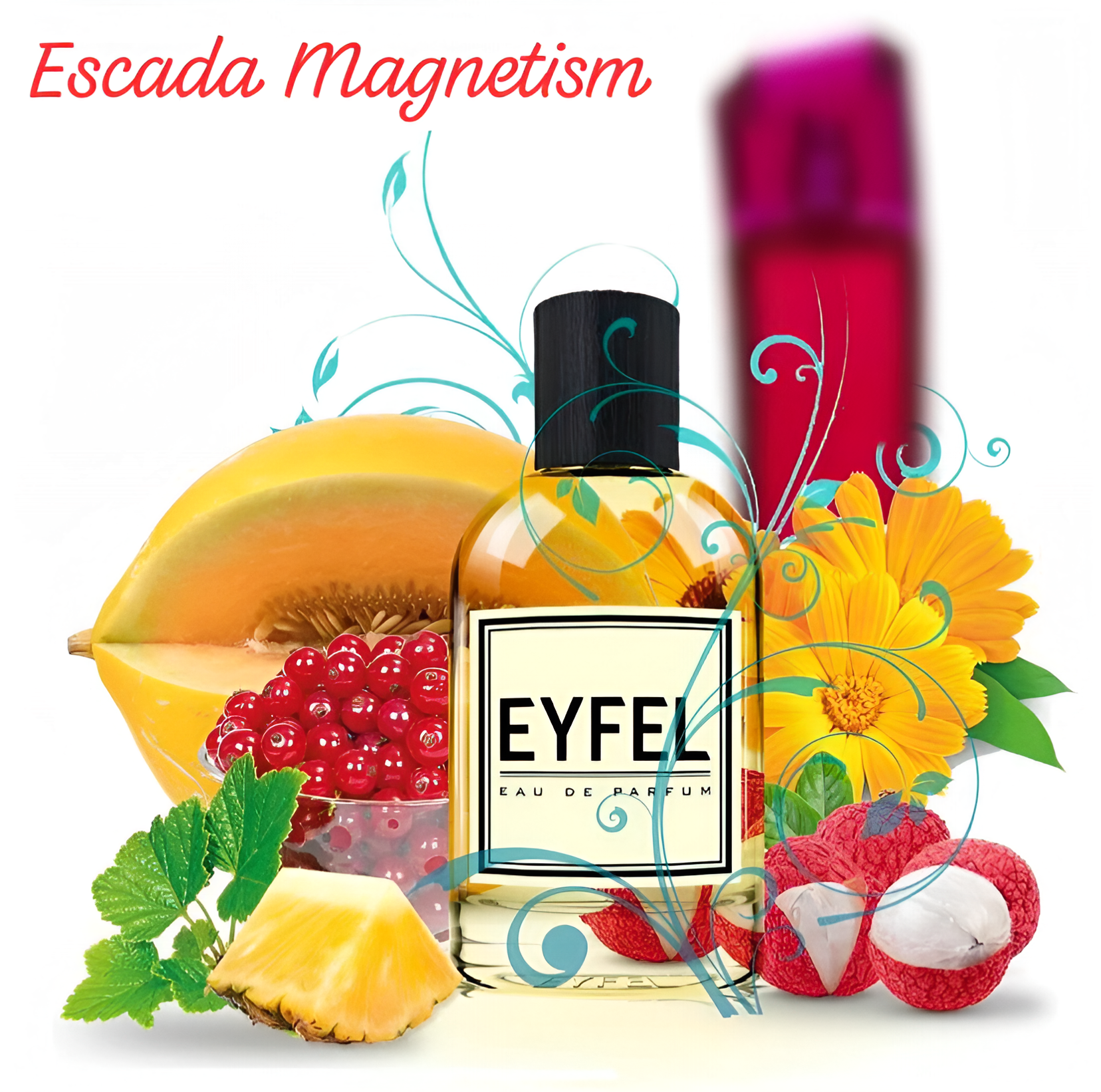 Духи женские EYFEL W28 Magnetism , восточные гурманские ,50 мл