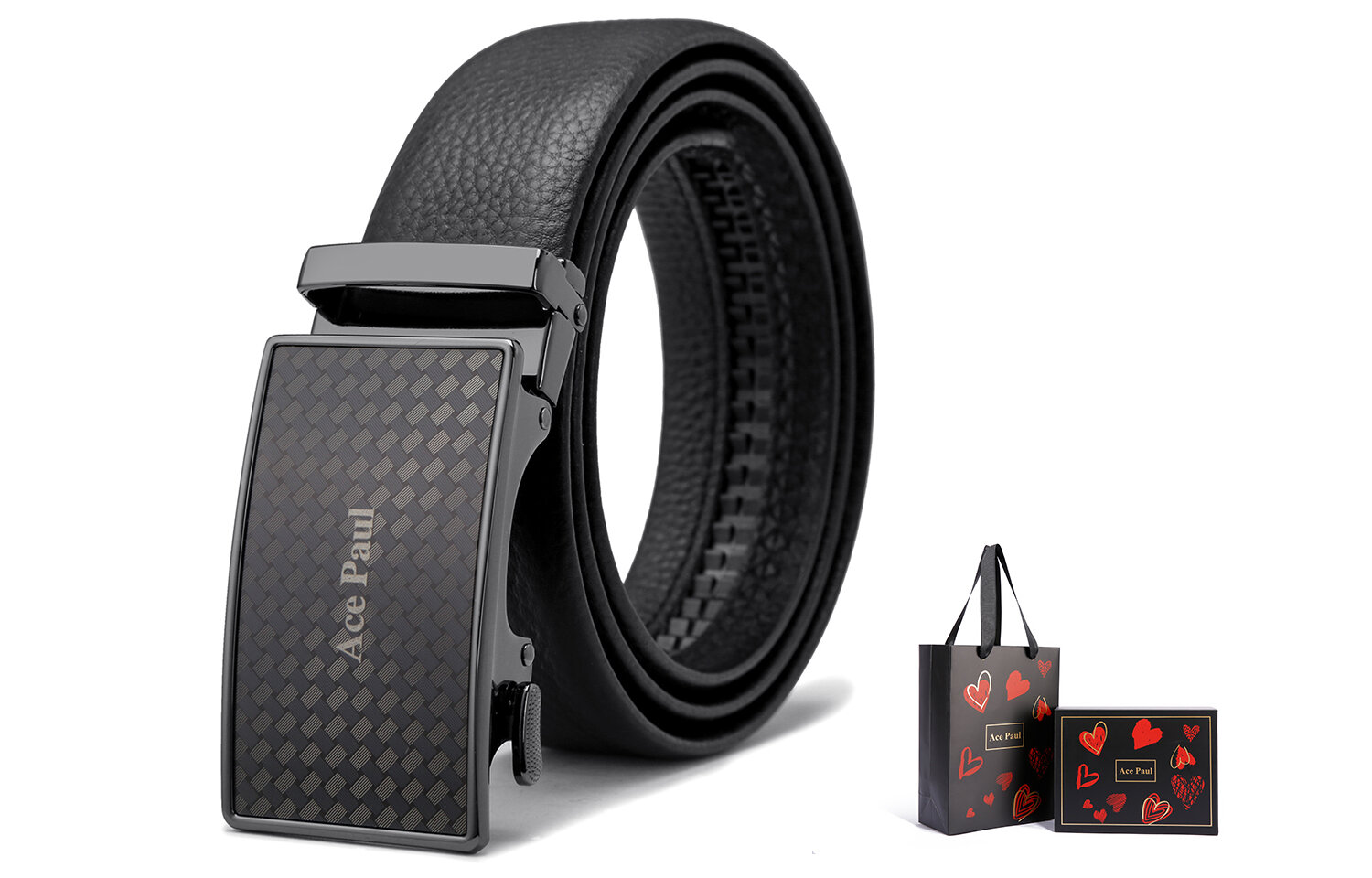 Ace Paul Leather Belts Men's 130cm