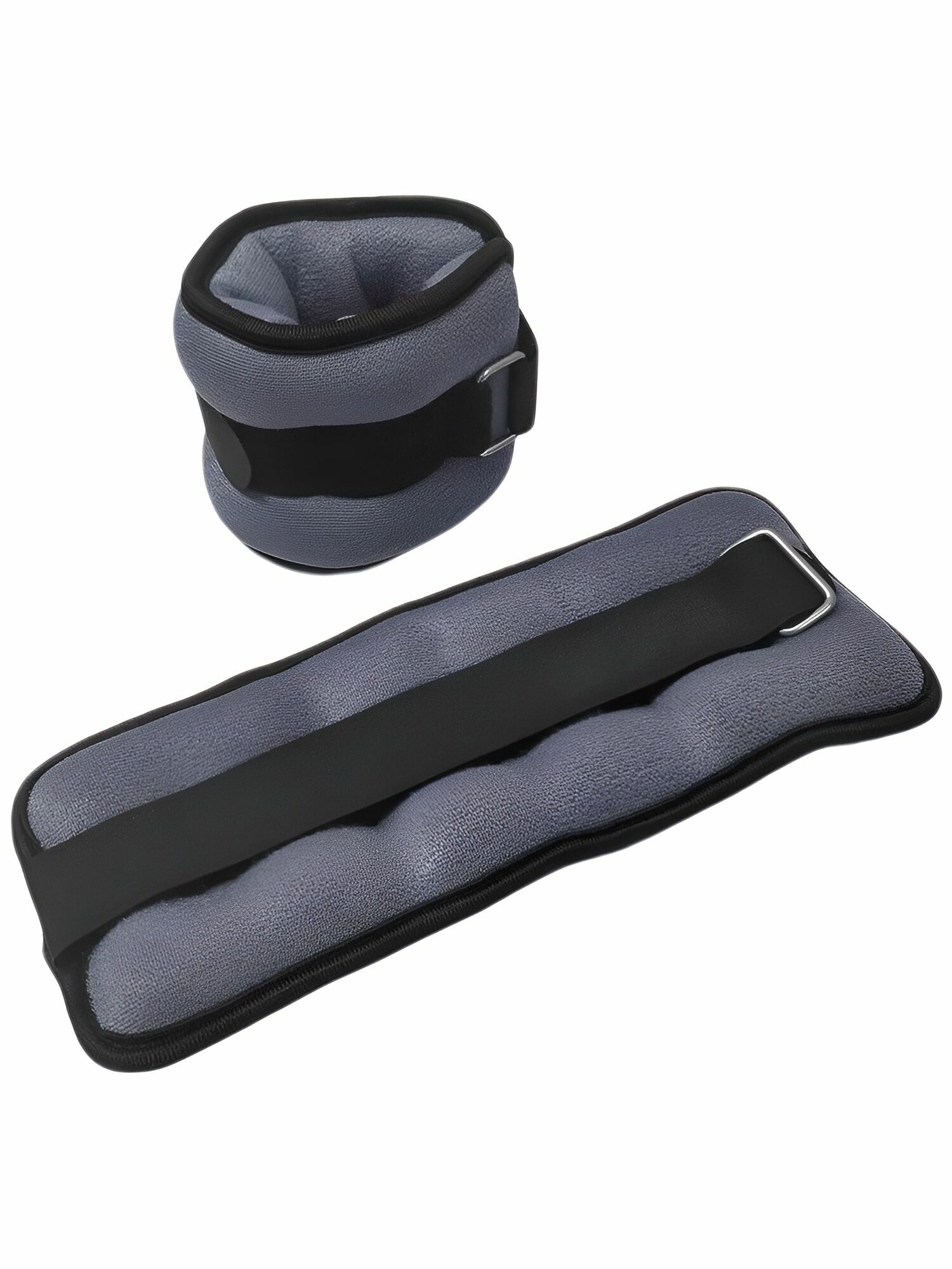 Утяжелители "ALT Sport" (2х1,0кг) (нейлон) в сумке (серые) HKAW103-3