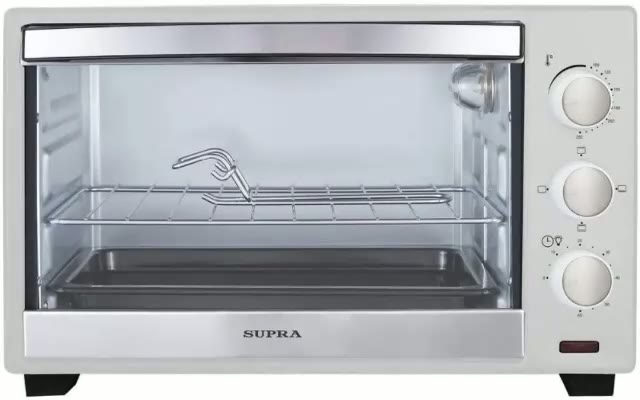 Мини-печь SUPRA MTS-3005, белая, 1750Вт, 33л, механическое управление — фото 1