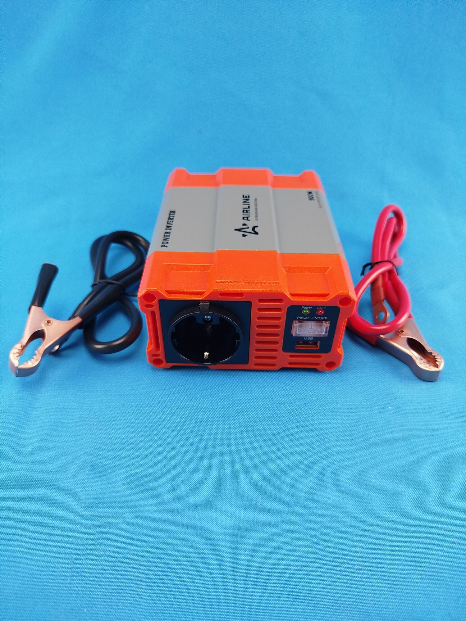 Инвертор 12В-220В "AIRLINE" выходная мощность 500Вт