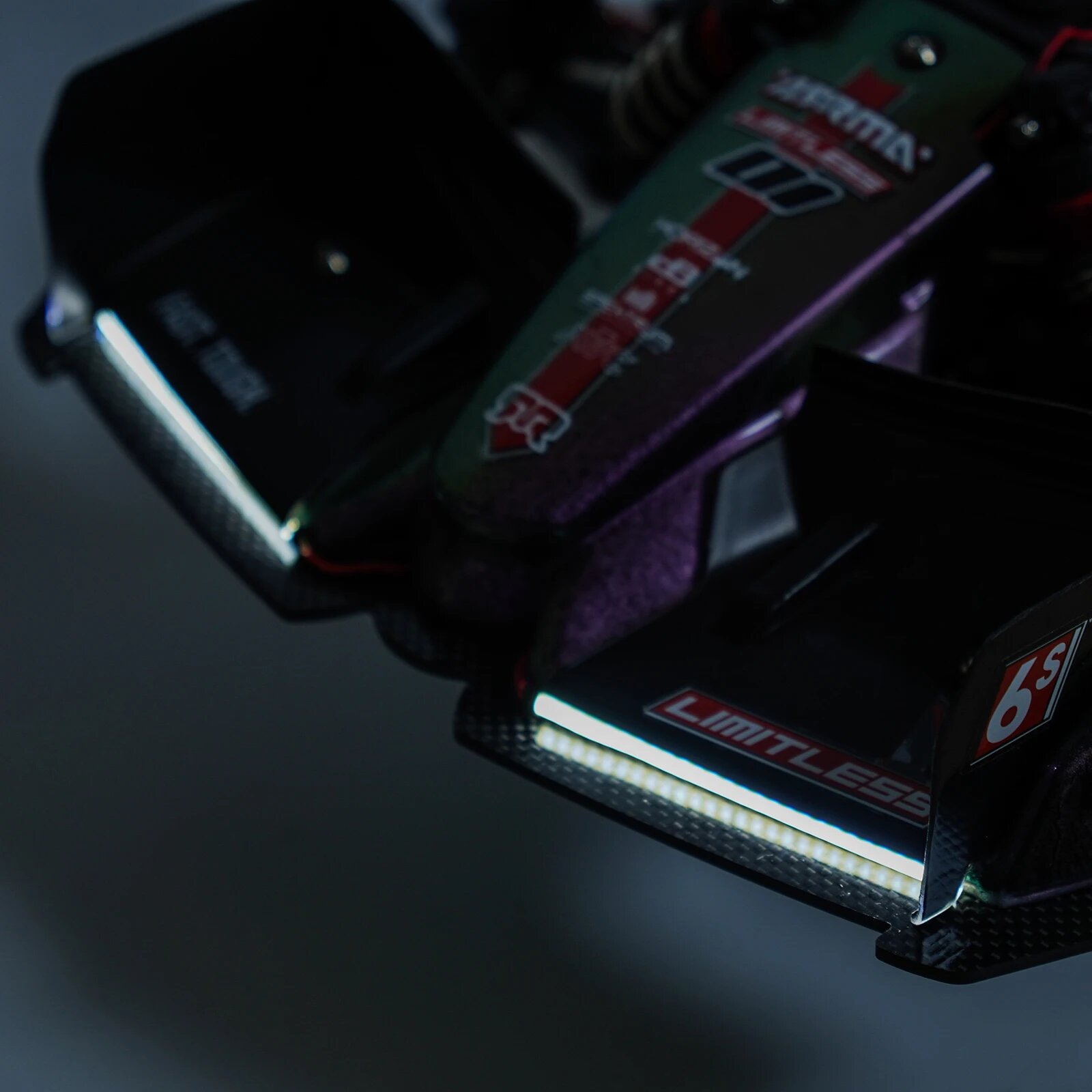 ARRMA 1/7 F1 скрытые фары LED свет headlight