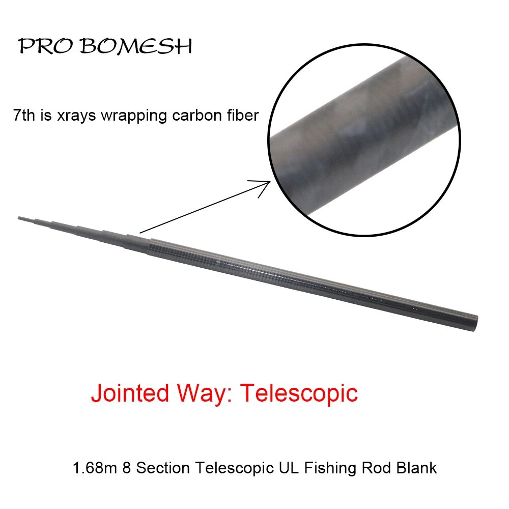 PRO BOMESH 1.68m UL Телескопическая удочка