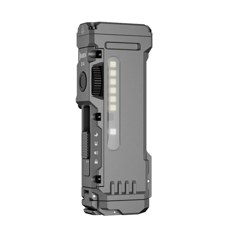 WUBEN X4 EDC фонарик 1500 люмен Серый, Grey