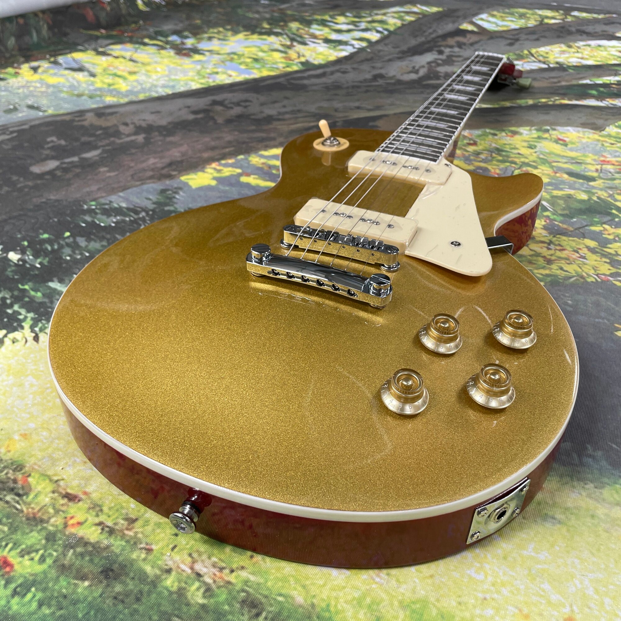 GIBSO Электрогитара электрогитара/гитара для начинающих 6-струнная, корпус Махагони