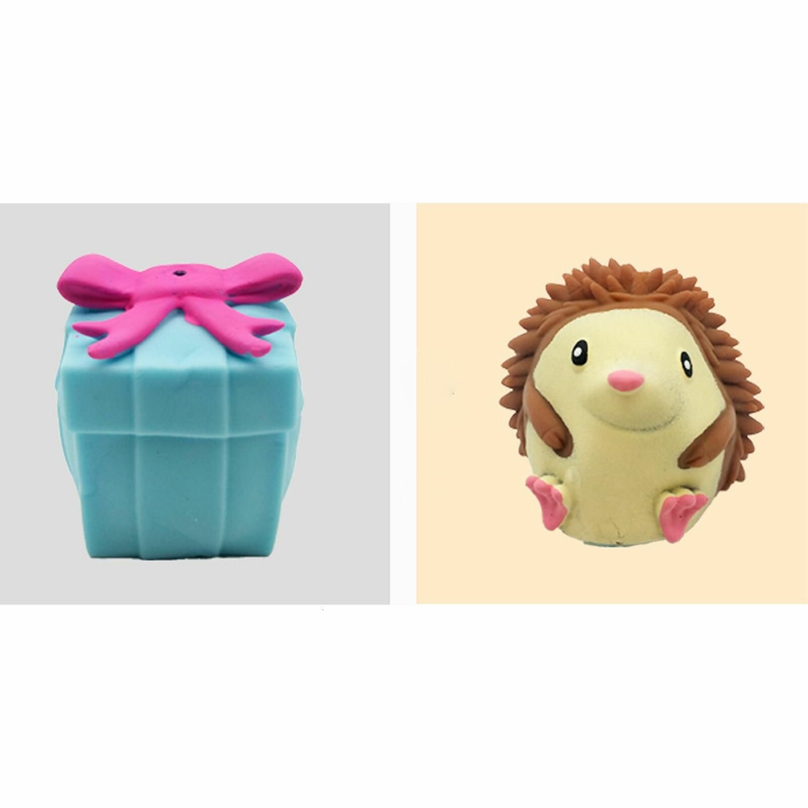 Реверсивная игрушка-антистресс 2в1 (лягушка/пингвин/цыплёнок/ёжик), - Ежик