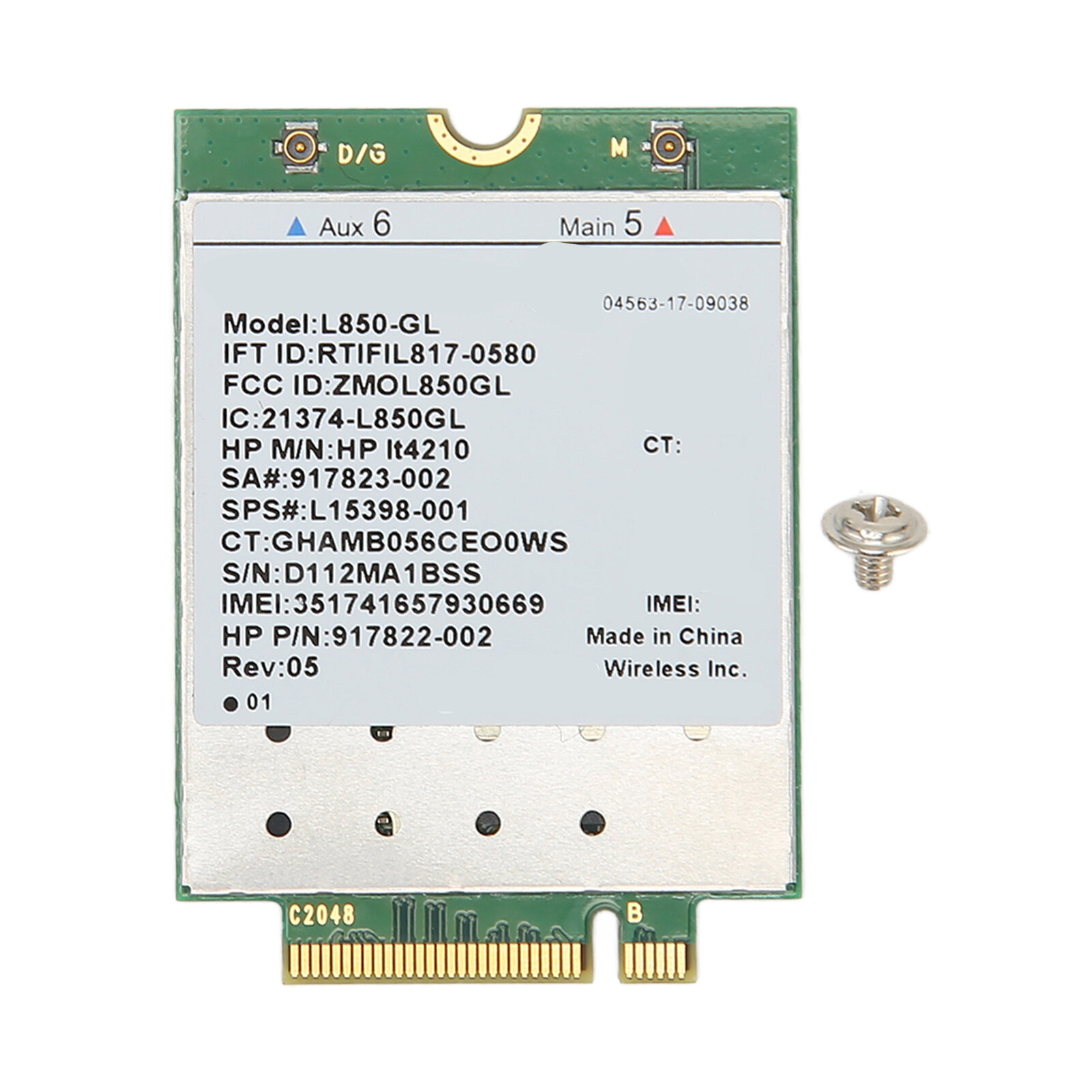 L850 GL IT4210 Module 4G LTE Высокоскоростная многопользовая адаптер сетевой карты для HP 1040 840 850 430 440 Ноутбук ПК