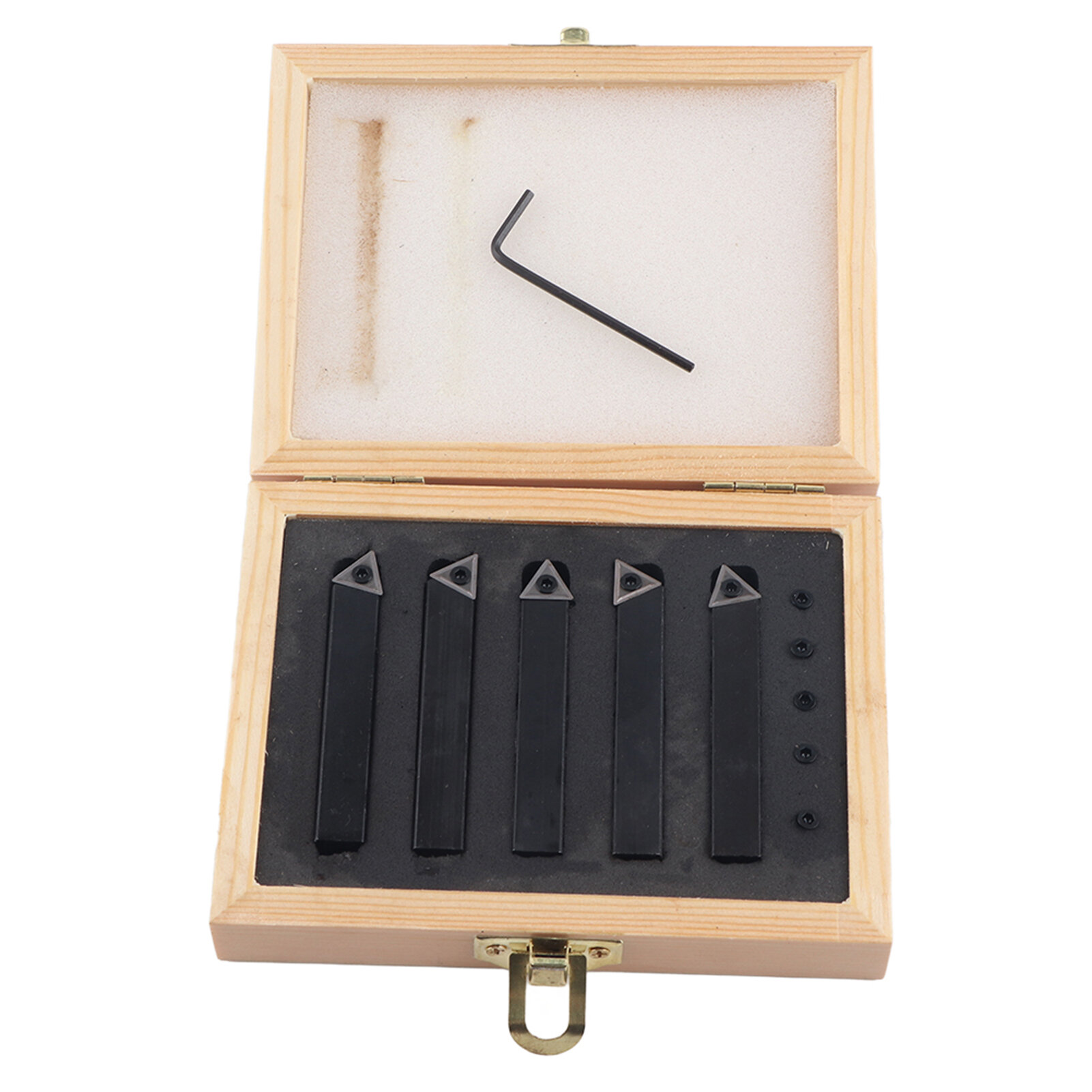 5pcs 3/8 дюймового индексируемого поворота набор инструментов цементированных карбида