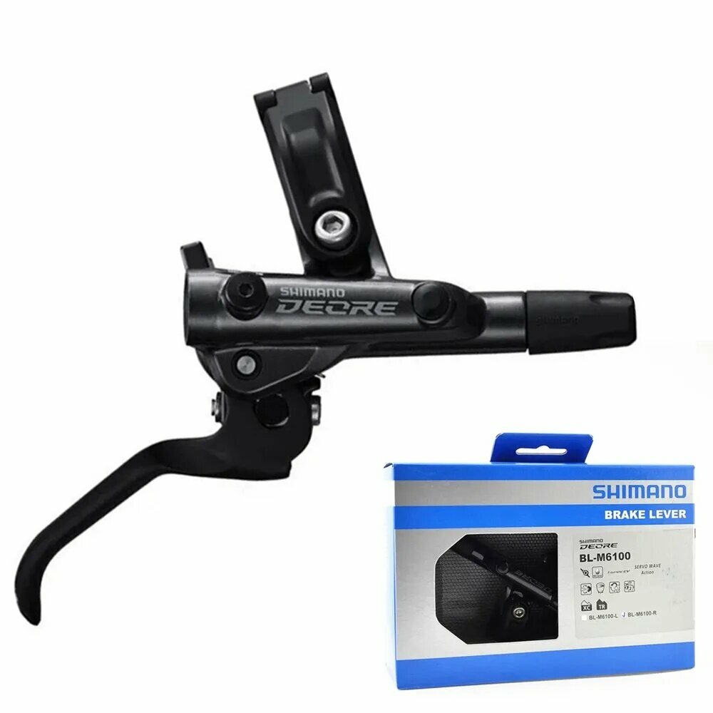 Рукоятка гидравлических тормозов, Shimano Deore, BL-M6100, I-SPEC EV, в коробке, правая