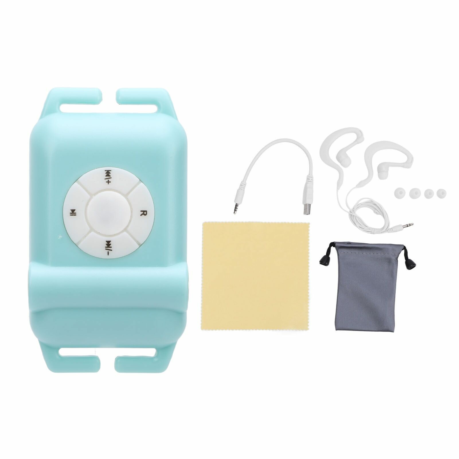 Водонепроницаемый MP3-плеер IPX8 8ГБ (голубой)