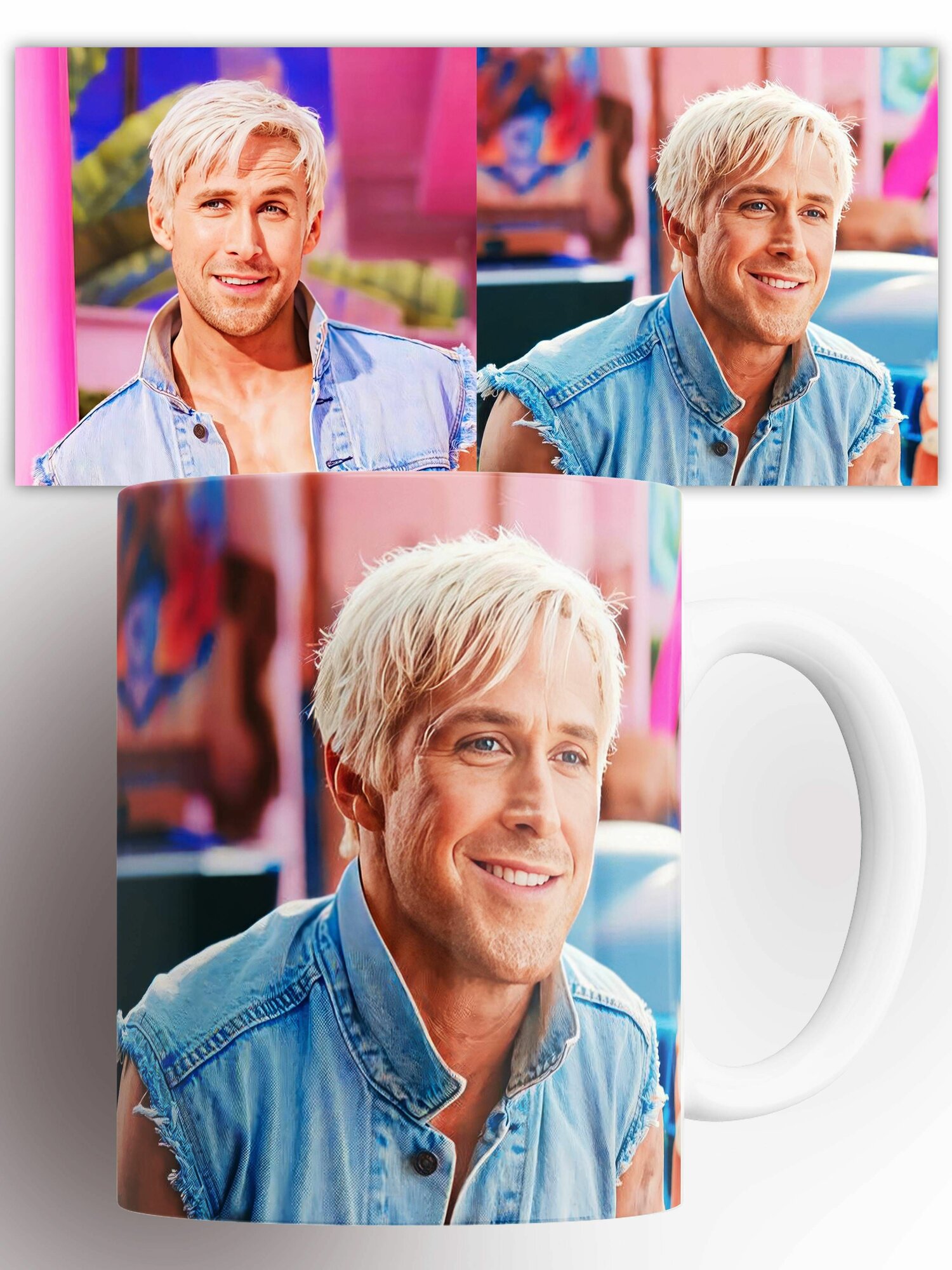 Кружка фильм Барби Barbie Кен Райан Гослинг 330 мл