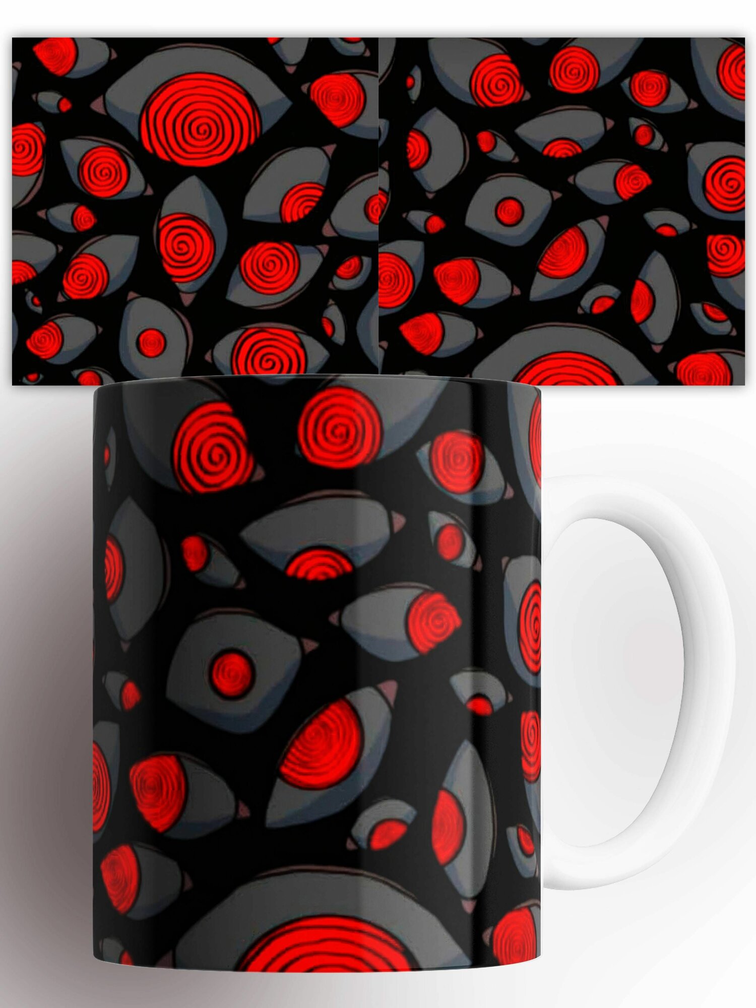 Кружка Глаза сюр 330 мл