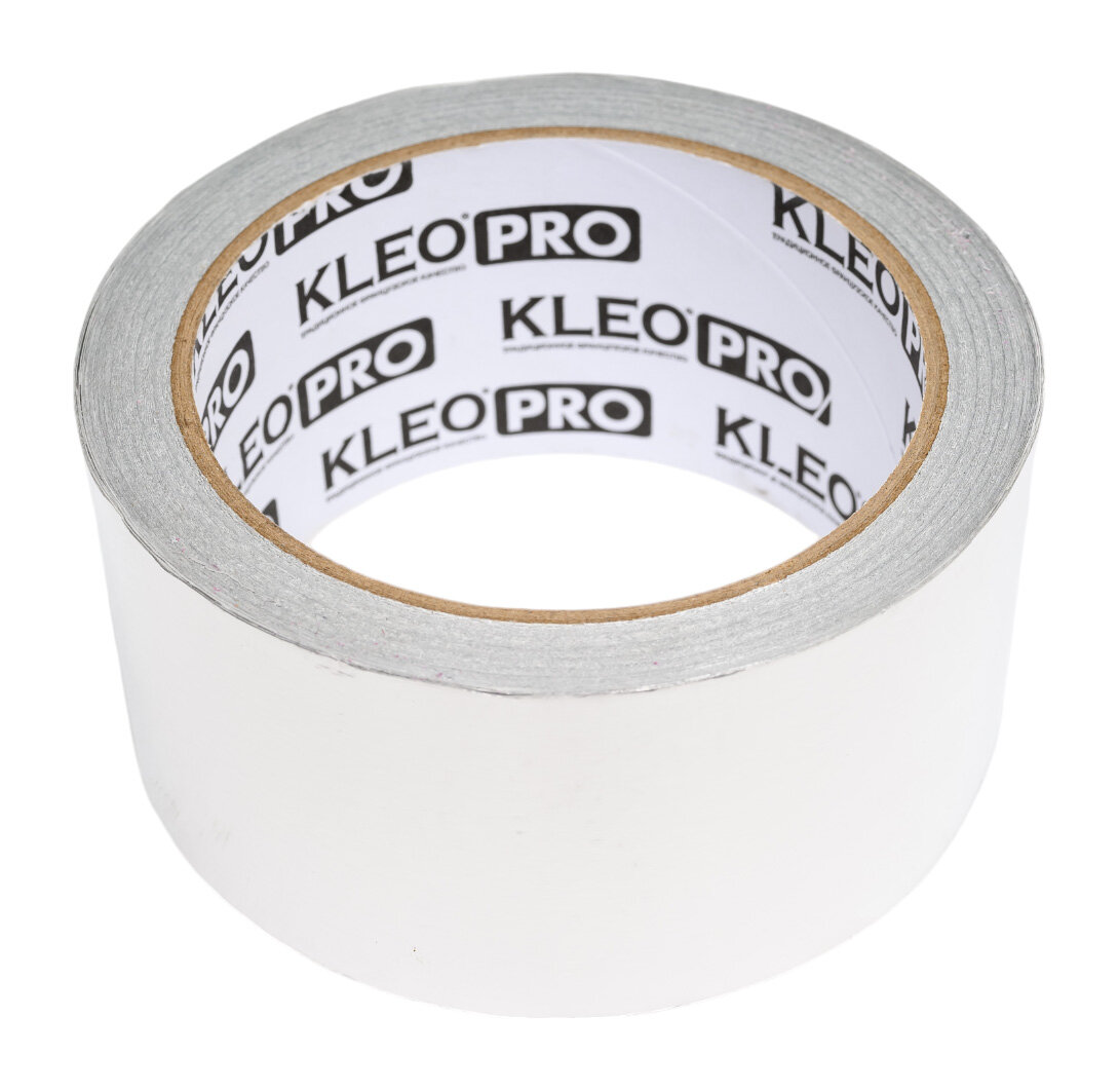 KLEO Клейкая лента алюминиевая, Лента клейкая 48мм х 25м PRO К2-СЛ-5222