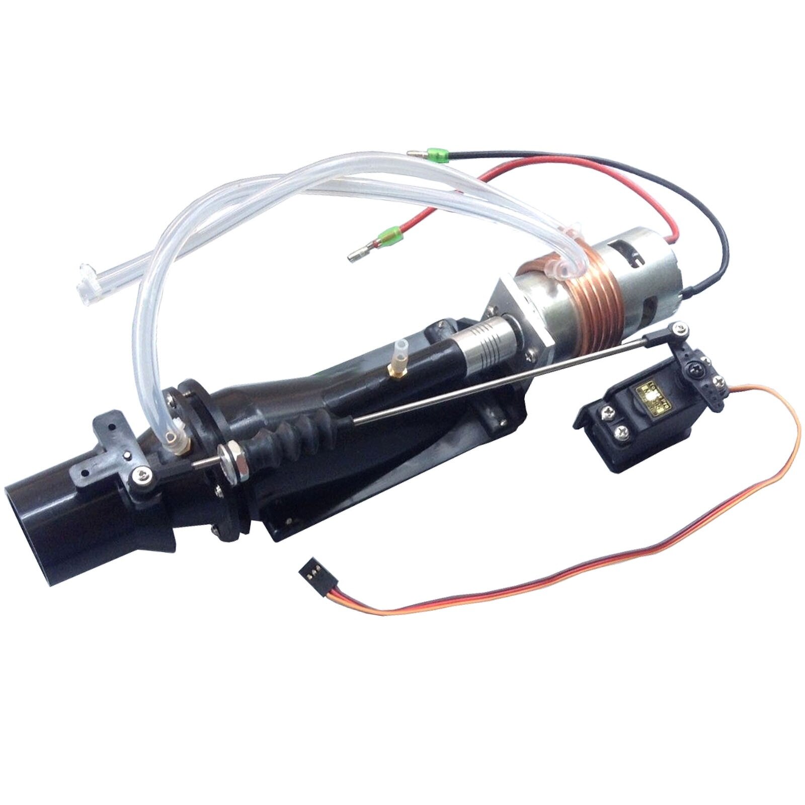 Детали радиоуправляемой лодки, 40 мм, форсунка, струйный насос, матовый двигатель, 12 В, модифицированный пульт дистанционного управления, трехлопастной пропеллер для реактивной лодки