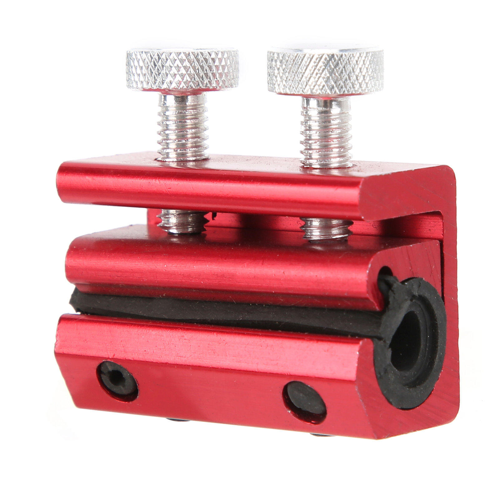 Инструмент для смазки мотоцикла с двумя кабелями и алюминиевой рукояткой для ATV, красный