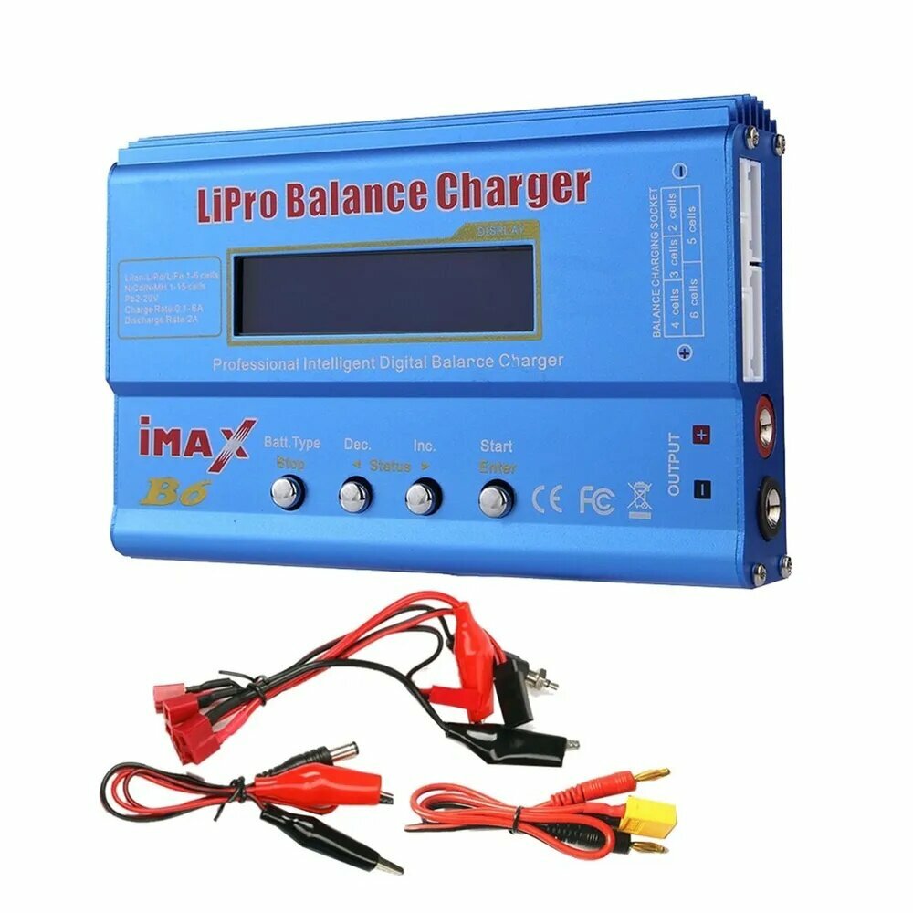 Для IMAX B6 80 Вт Lipo зарядное устройство + XT60 Lipo NiMh литий-ионный Ni-Cd цифровое зарядное