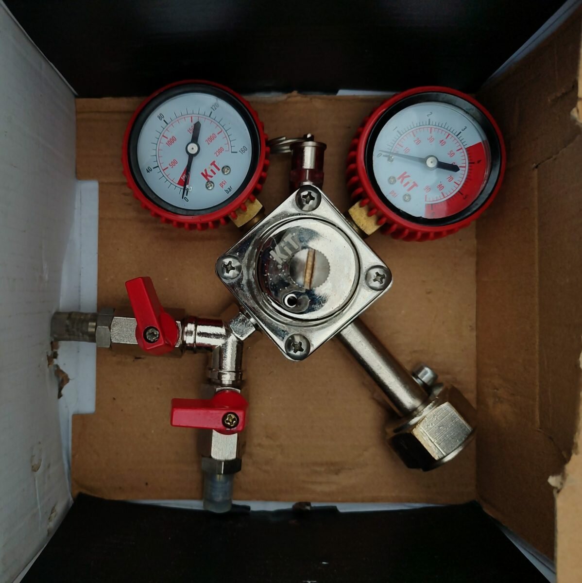 Редуктор KIT CO2, 2 выхода — фото 1