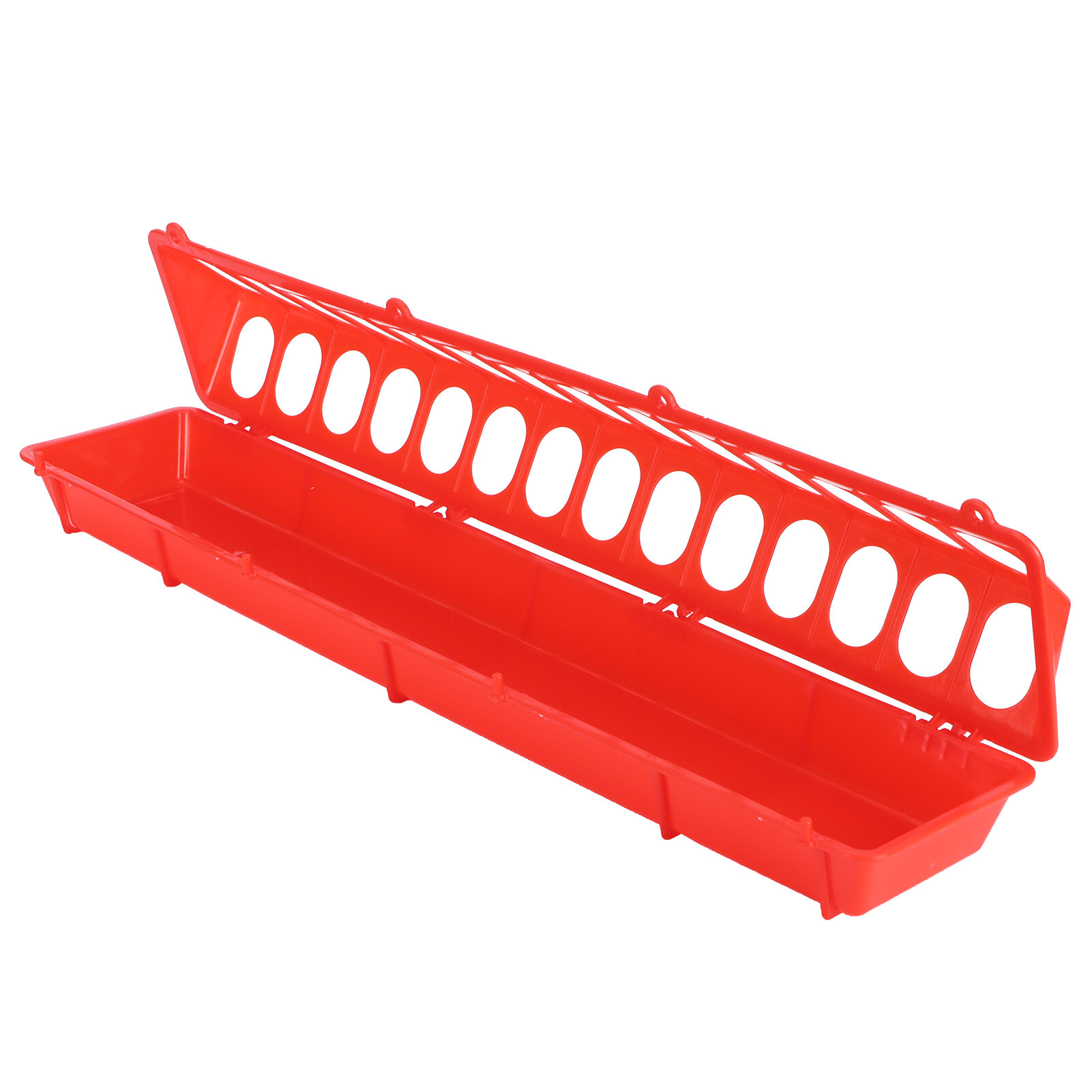 5 комплектов утолщенных кормушек для птиц, подвесных пластиковых голубей, приспособлений для кормления клеток, красных