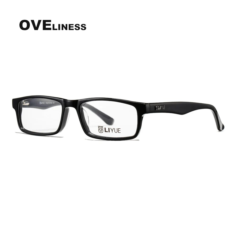 Квадратные очки Oveliness из ацетата black