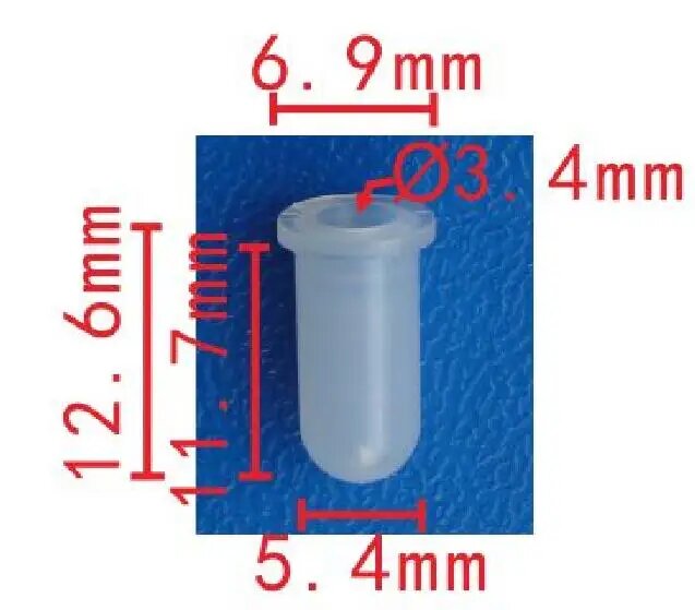 Worldgolden 100 шт. автомобильный пластиковый зажим для крепления для BMW Hybrid M3 M5 E38 E39 E46 E65 E66 втулка 51148209932 51-14-8-209-932
