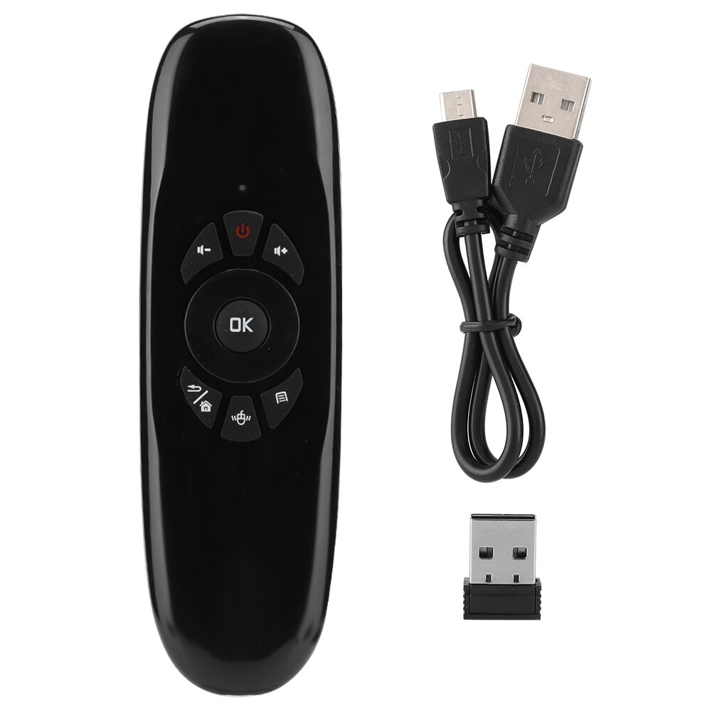 C120 USB 2.4G Беспроводная летающая клавиатура Клавиатура мыши для Windows/Mac OS/Android/Linux