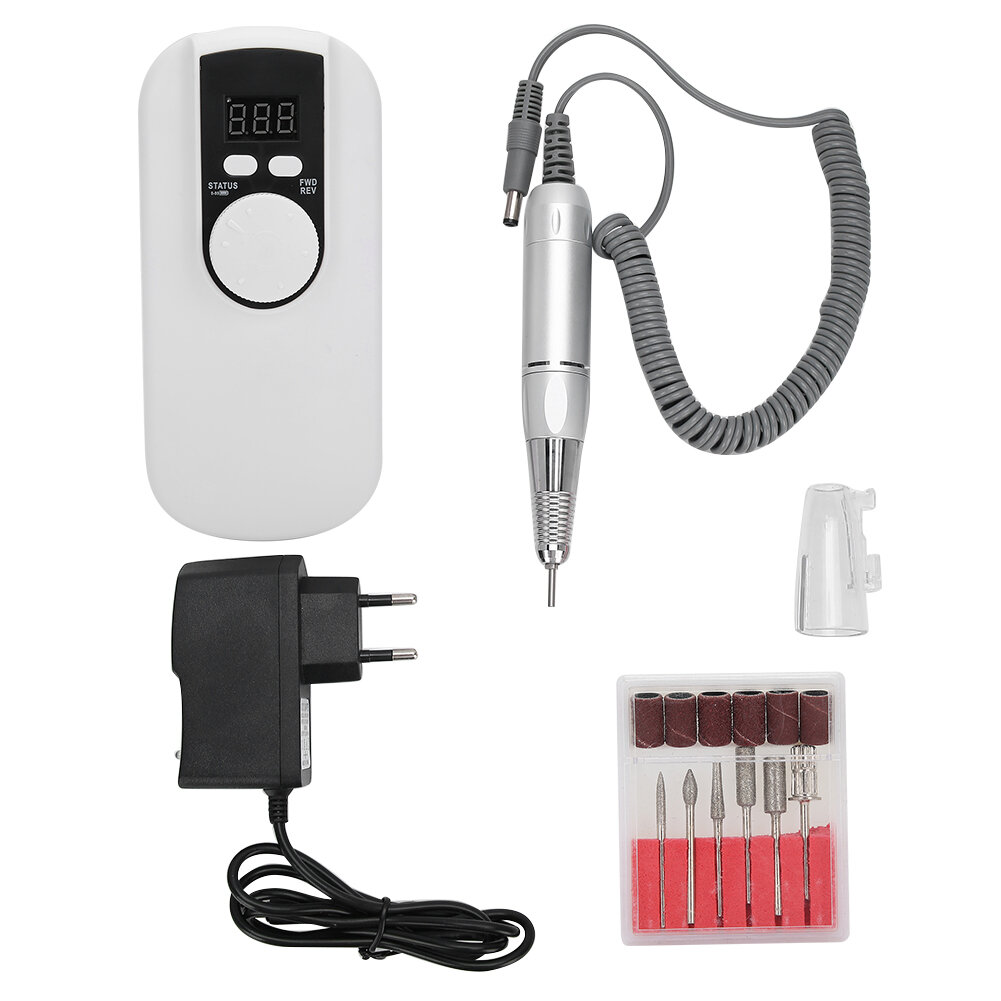 Аппарат для маникюра и педикюра 35000 об/мин для обработки ногтей и снятия гель-лака