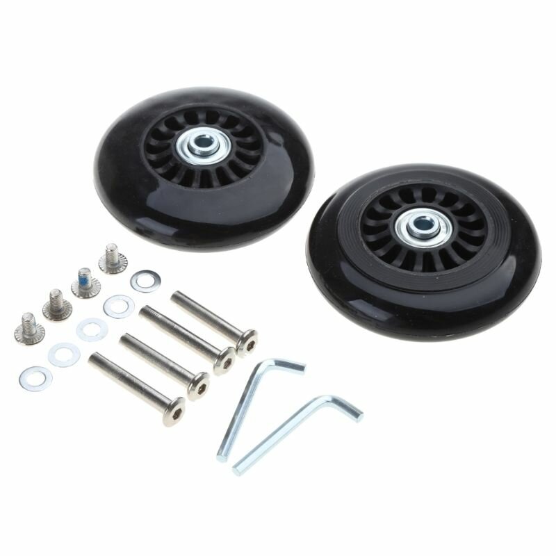 1 комплект колес для багажа, ремонта роликов чемодана, сверхмощные колеса, сменные ролики тележки коробки