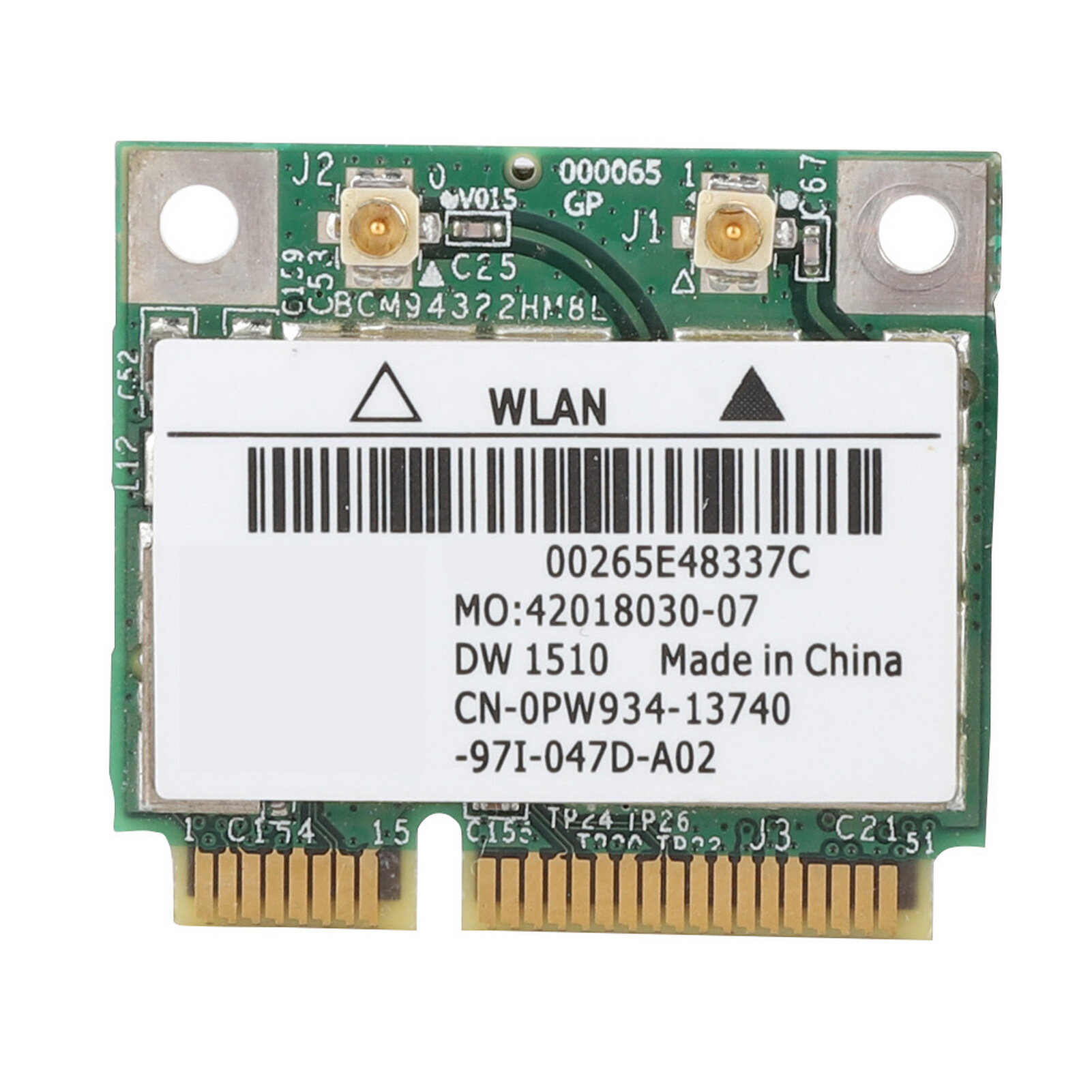 BCM94322HM8L DW1510 Двойная полоса 300 Мбит / с MINI PCI-E Беспроводная сетевая карта для Dell E4200 E5500