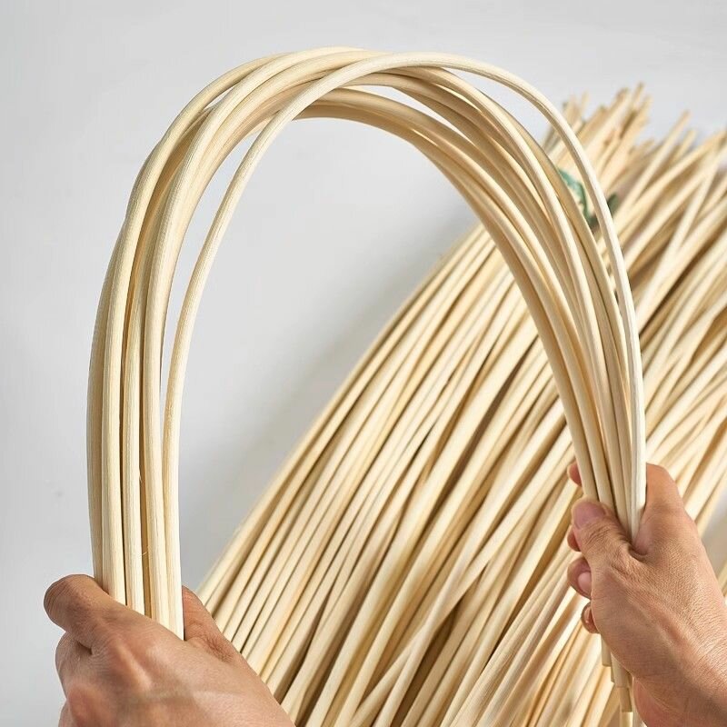 Палочки ротанговые 6 мм, круглые, плетёные, 1500 см, для творчества, рукоделия, подарок