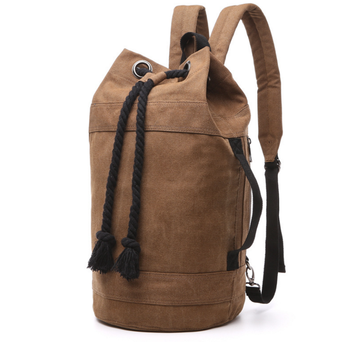 Рюкзак-торба-мешок Черный 30л. баул холщовый на веревке баул городской