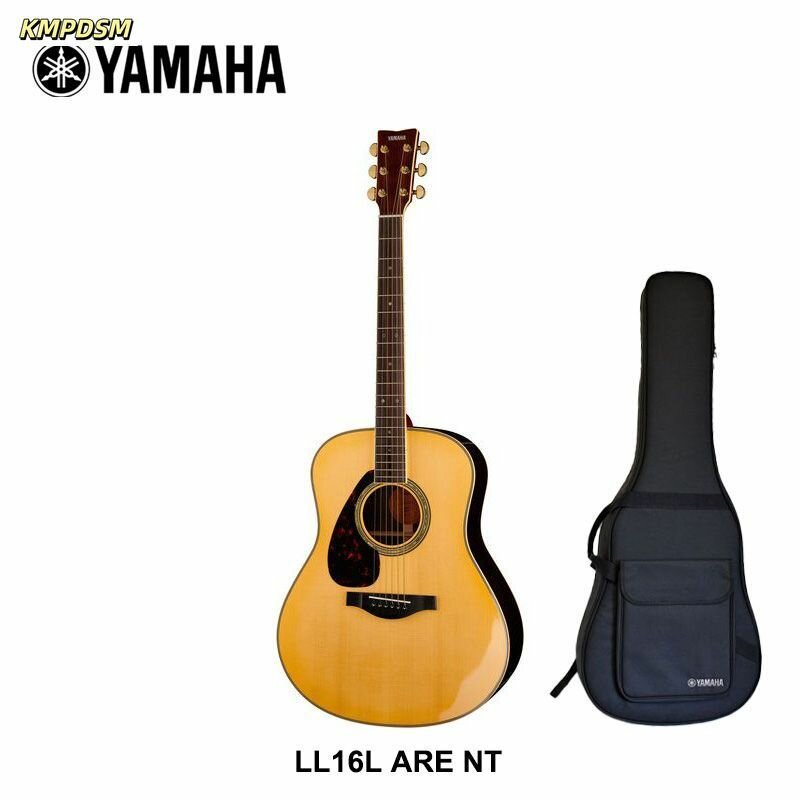 Yamaha LL16L ARE Акустическая электрогитара для левой руки с сумкой для гитары