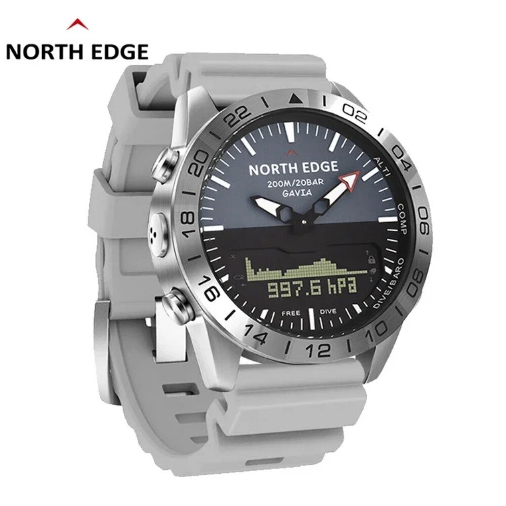 NORTH EDGE GAVIA Business Smart Watch Альтиметр Компас Спортивные Цифровые Часы Водонепроницаемые Умные Часы