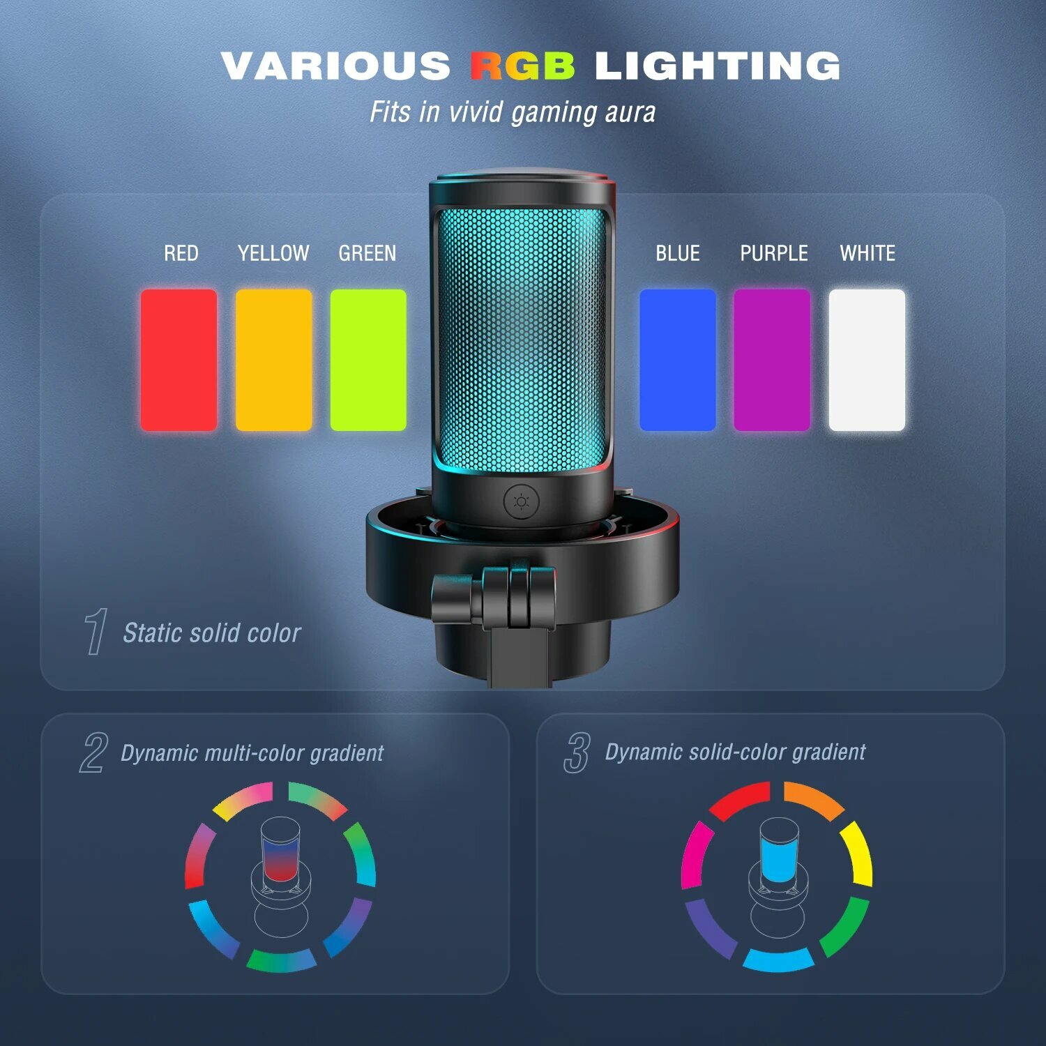 FIFINE USB-микрофон A8 RGB — фото 1