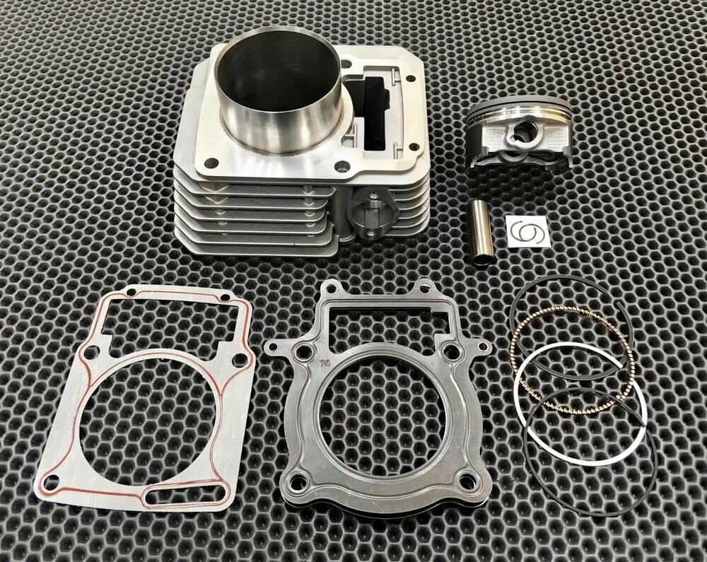 Цилиндро-поршневая группа 172FMM / 175FMM 75mm бигбор 300кубов (2 клапана) ЦПГ для мотоциклов KAYO T2, GR-7, BSE Z-3, AVANTIS, REGULMOTO, XT-250 (тюнингованная поршневая)