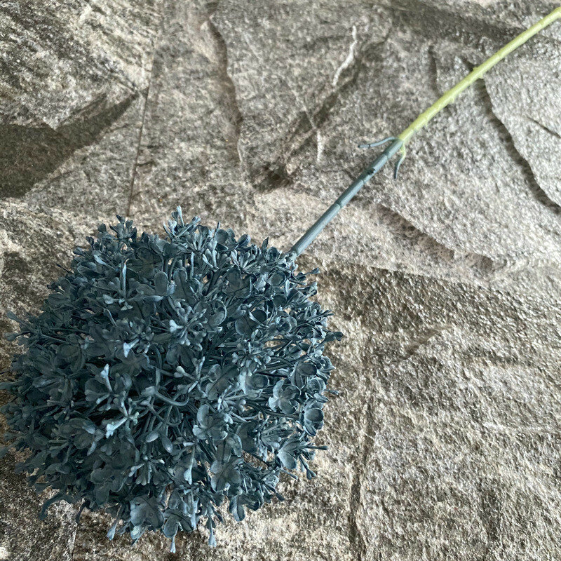 Украшение из пластика аллиум гигантеум с яркими листьями для дома и вечеринки пэчкау блу