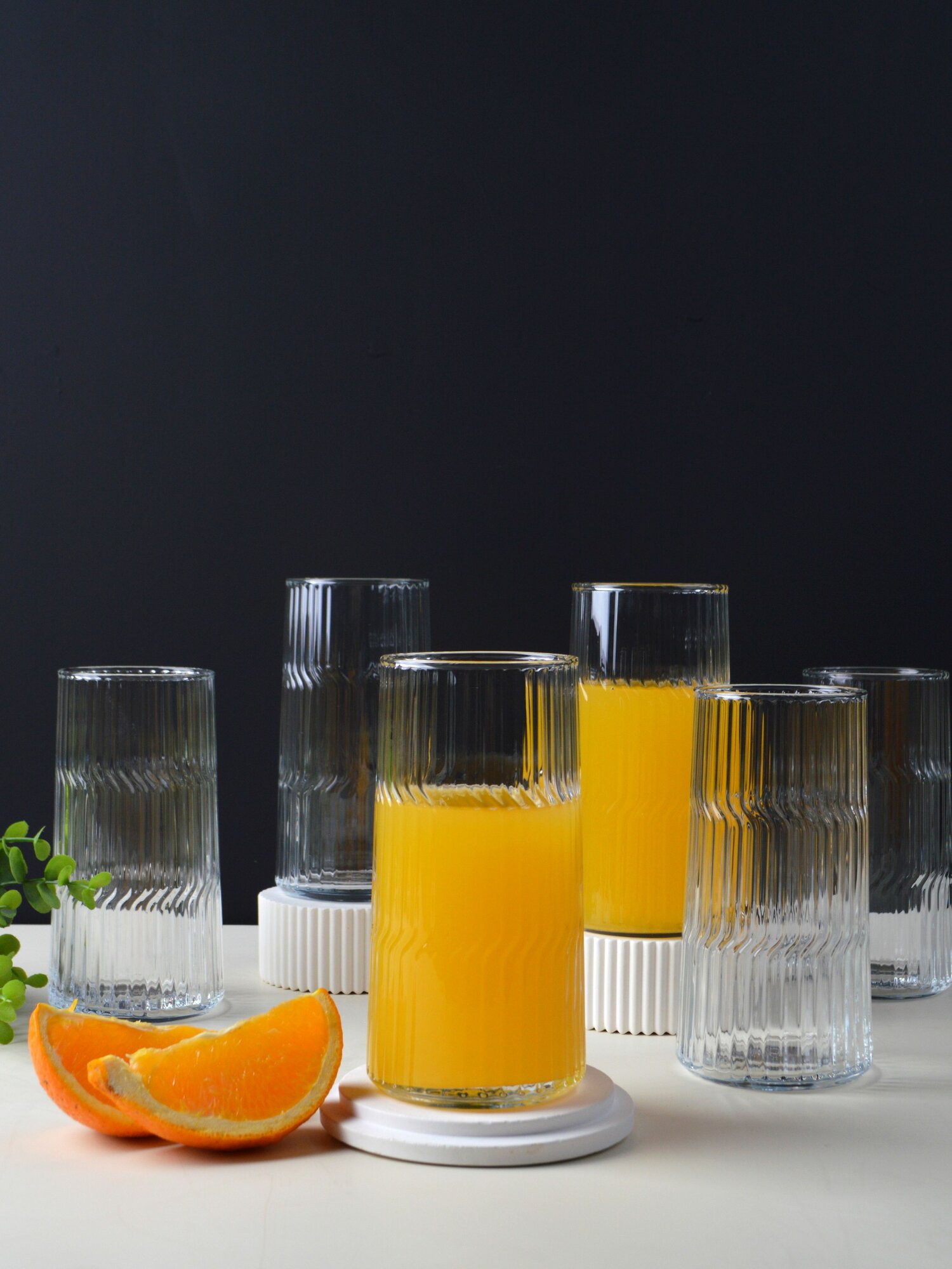 Набор стаканов для воды и коктейлей 6 штук 410 мл Pasabahce Dunes