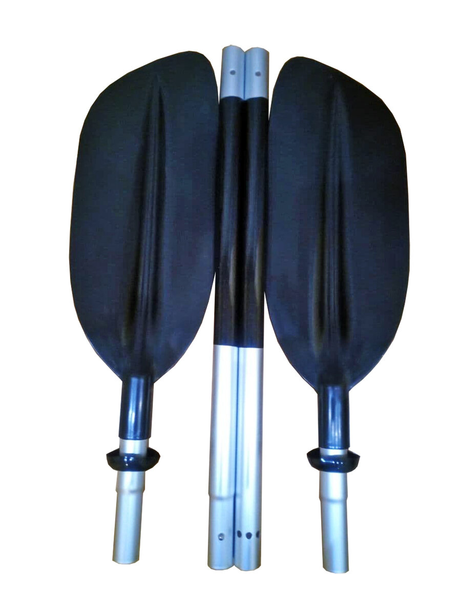 Весло для байдарки / для каяка / для пакрафта Exped 4-х секционное 900 г, 220 см черное