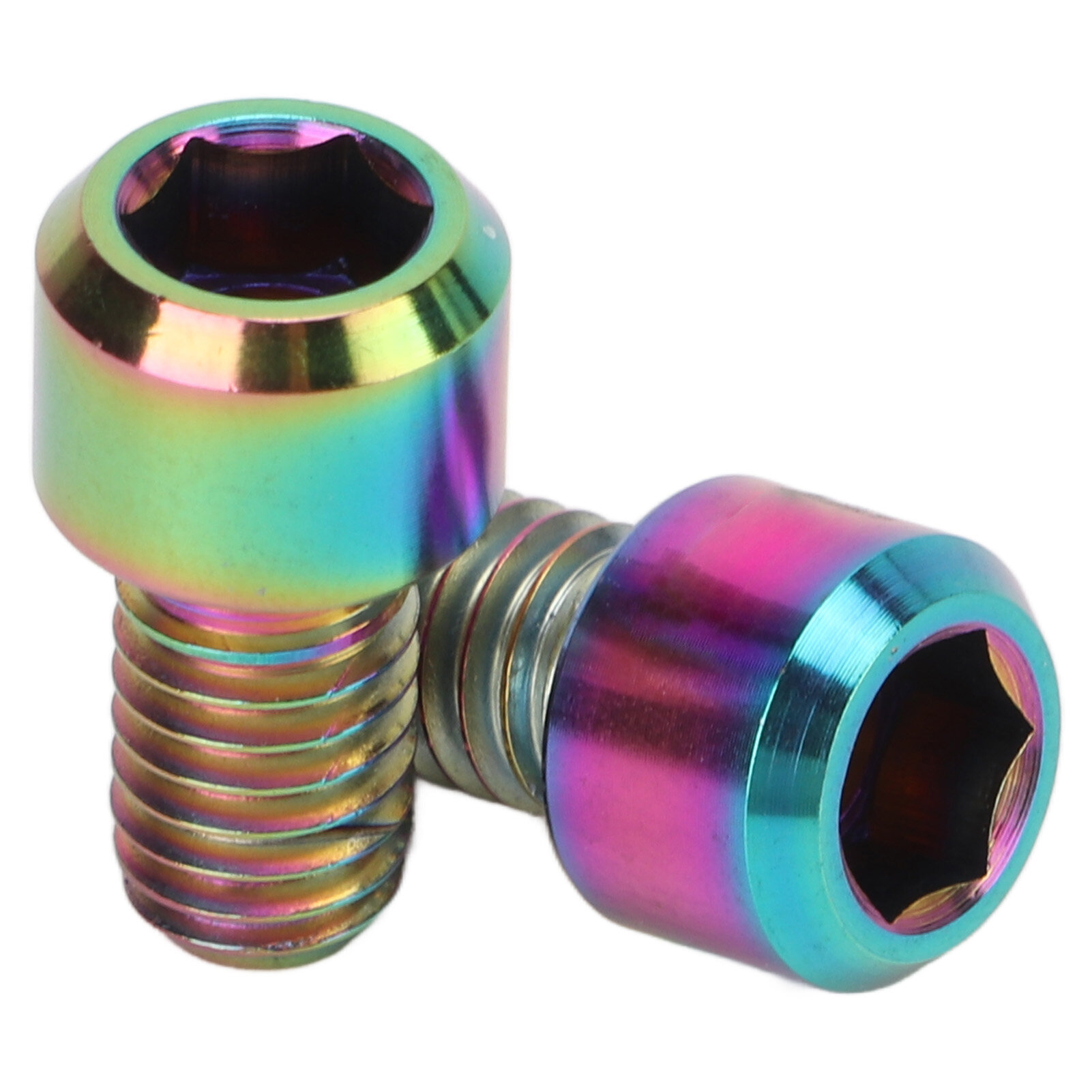 RISK M6x10mm Крепежный винт троса дискового тормоза велосипеда Передняя вилка V Винт линии тормозного давления C Тормозные титановые болты для горно-дорожного велосипеда Красочные