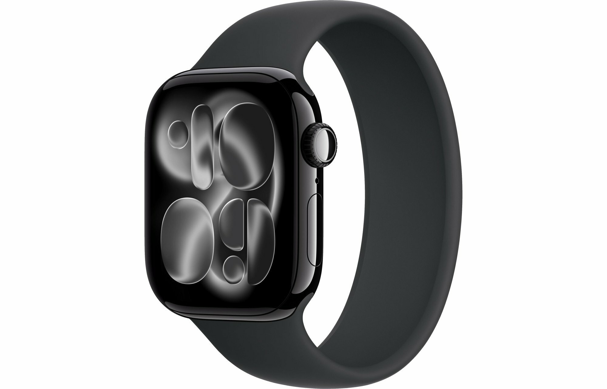Умные часы Apple Watch S11 42mm Jet Black Aluminum Case with Black Solo Loop