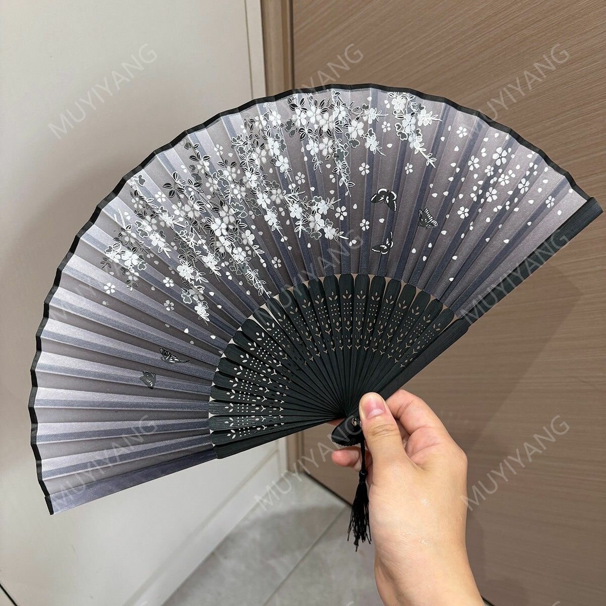 Китайский японский складной веер стиле с чехлом для фотосессии и танцев