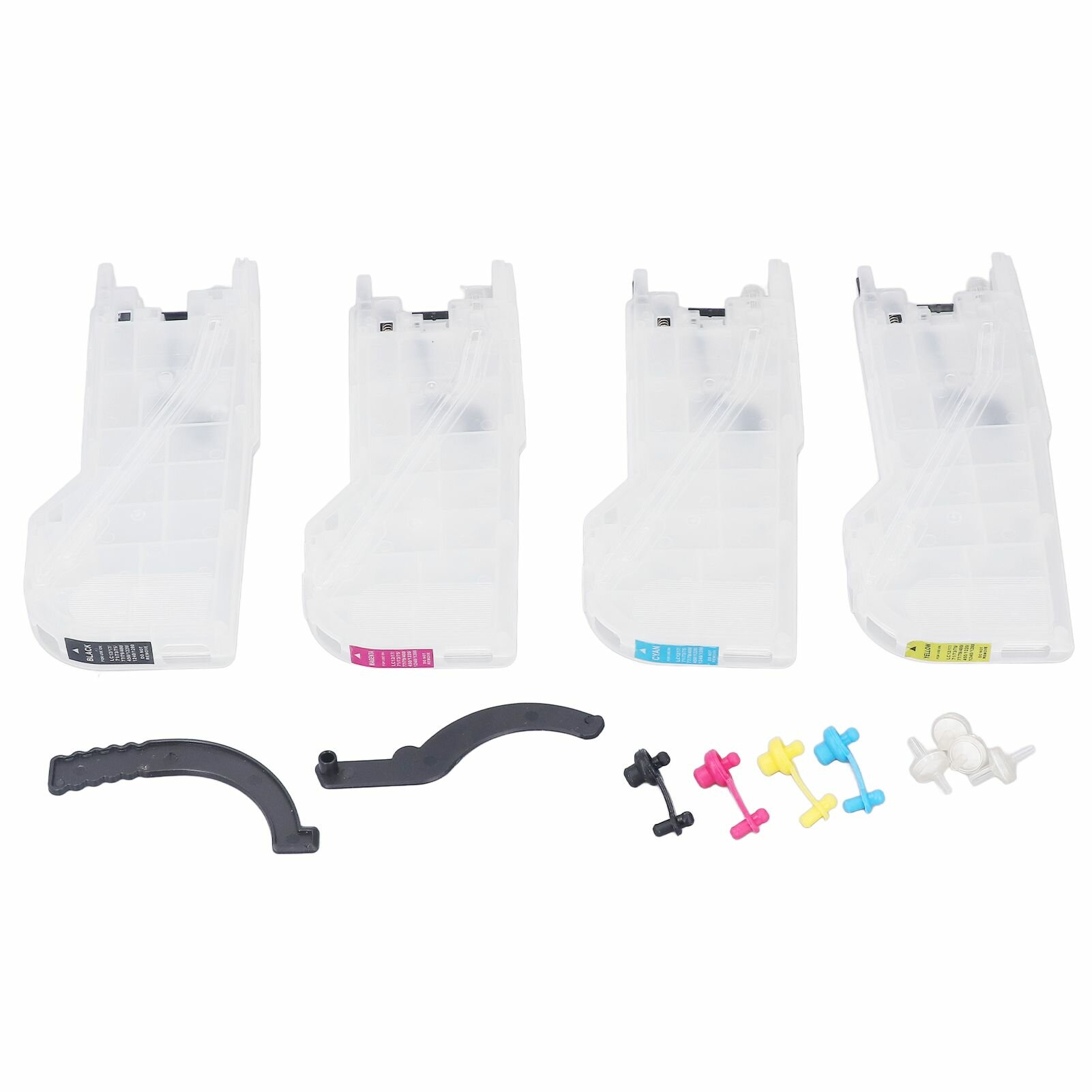 Чернильный картридж красный, синий, желтый, черный, 4 цвета, аксессуар для принтера LC12 LC73 LC79 LC