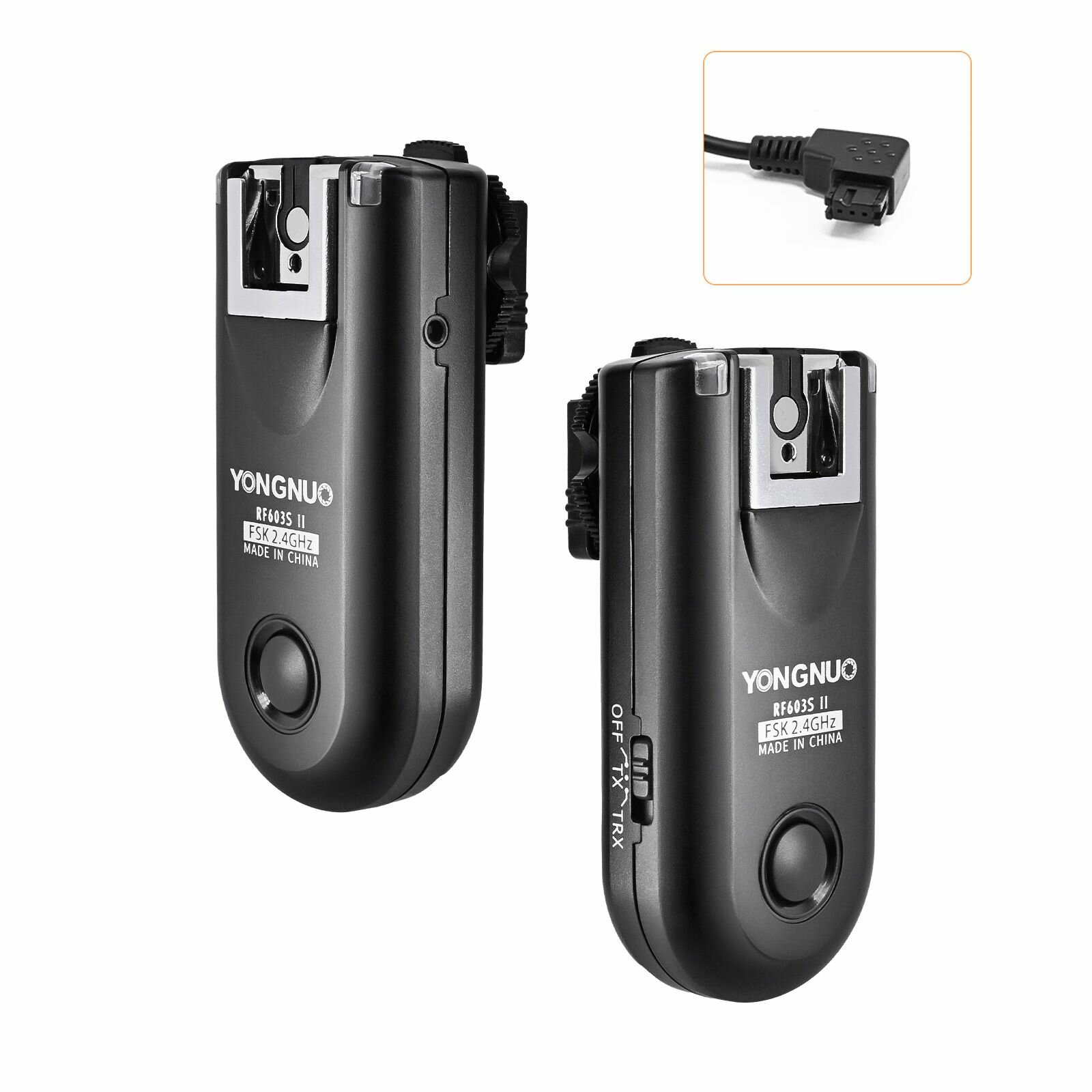 YONGNUO RF603II S1 2,4G беспроводной передатчик с триггером вспышки, 16 каналов, диапазон D+F